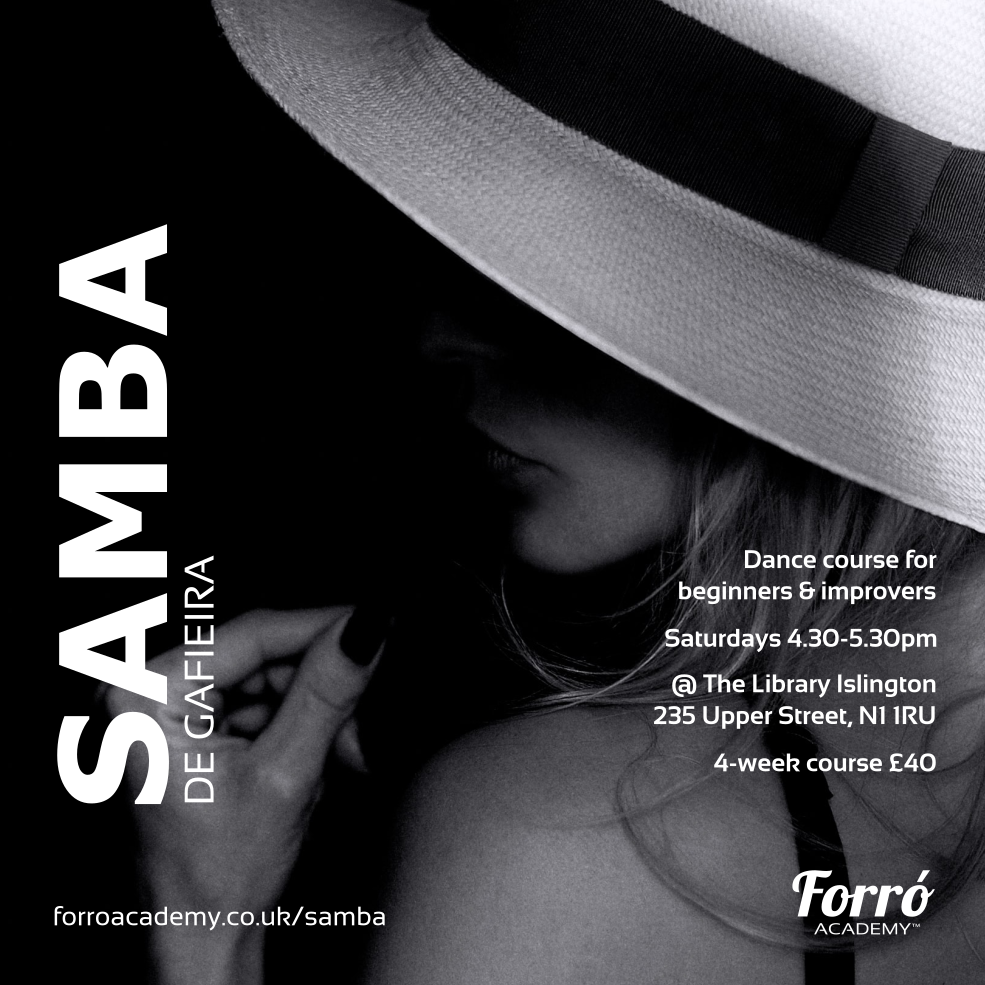 Samba de Gafieira for Beginners (4-week course starting 3 June 2023 ...